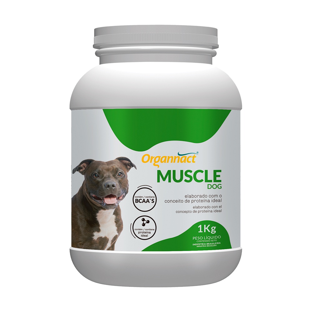 Suplemento Muscle Dog 1 Kg - Para Massa Muscular | Shopee Brasil
