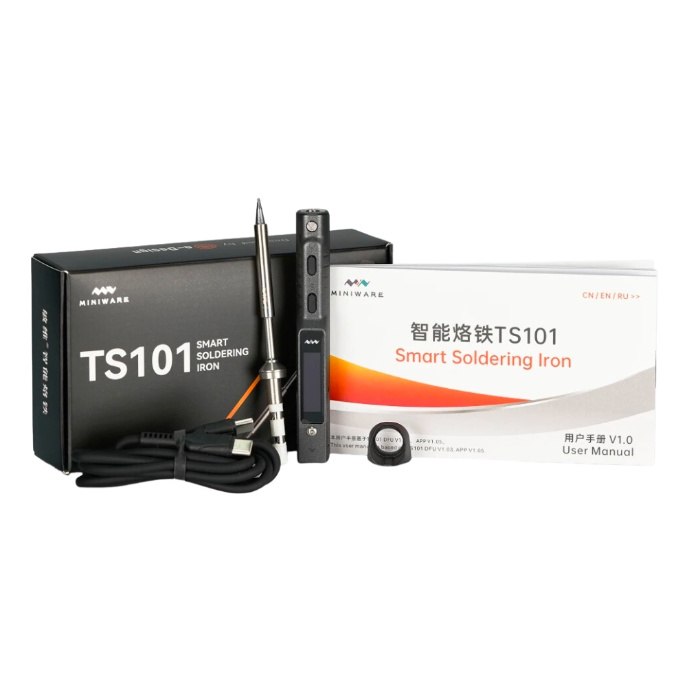 Mini Estação De Solda Digital Ts101 - Soldador Portátil | Shopee Brasil