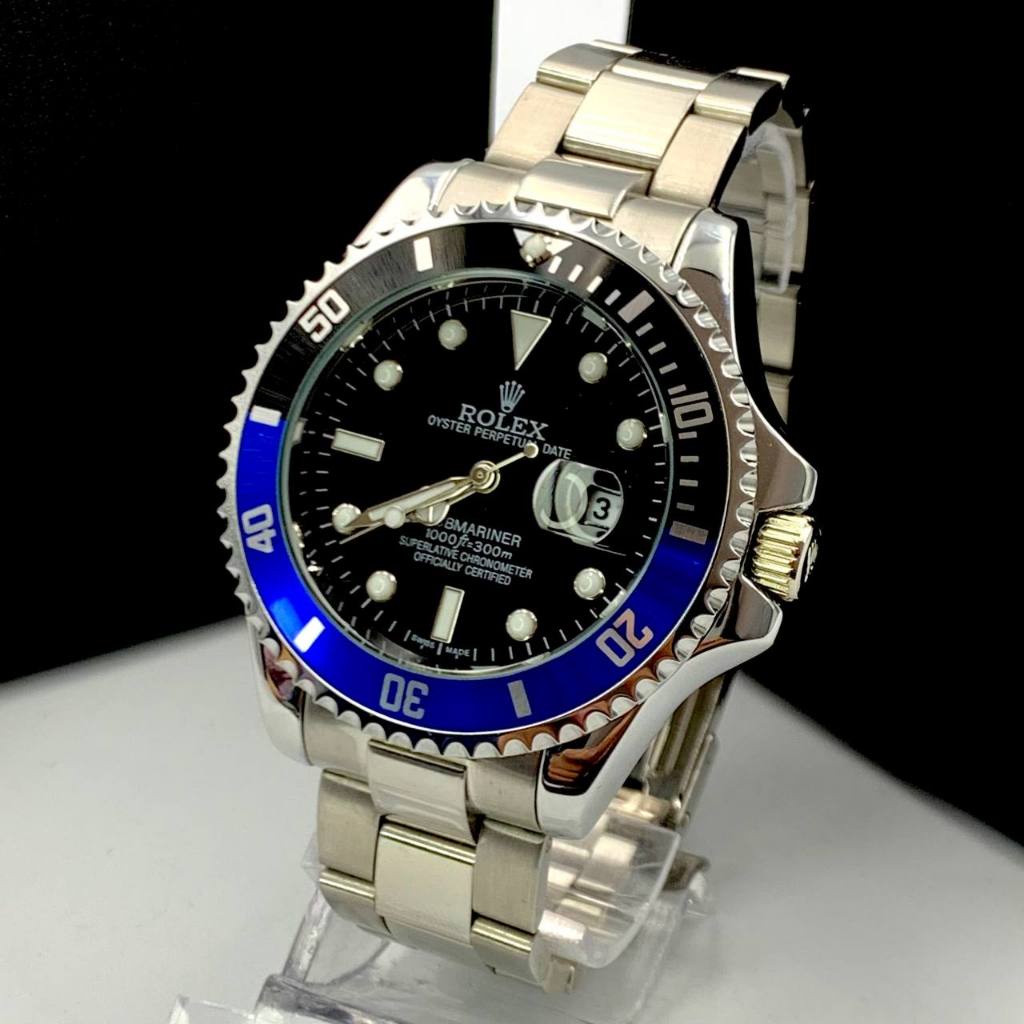 Relogio Rolex Submariner Batman em Aço Inox Com Caixa | Shopee Brasil