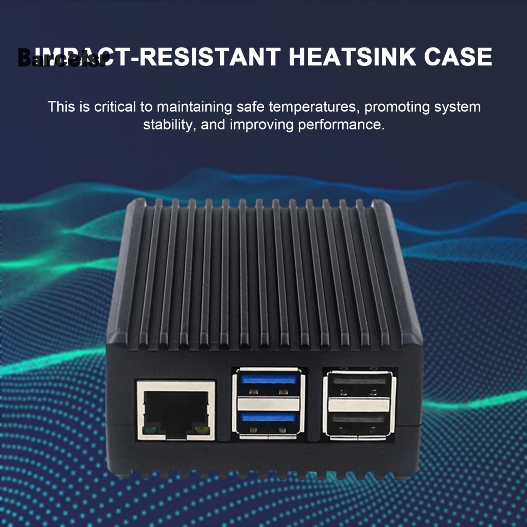 Motherboard Heatsink Cooling Case Aluminum Raspberry Pi 5 Heavy Duty ...