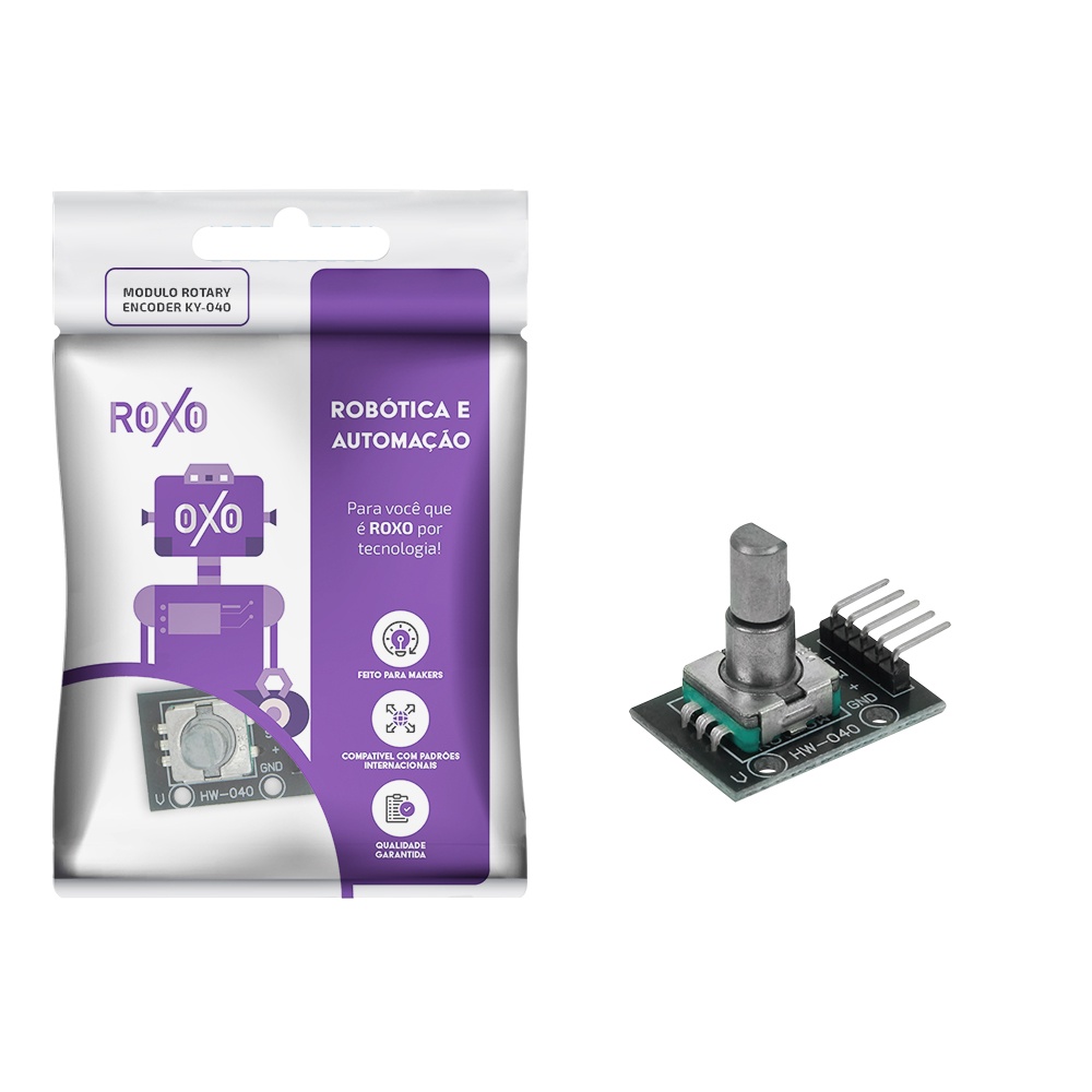 Módulo Encoder Decoder Rotativo Ky-040 - RoXo | Shopee Brasil