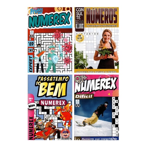 Kit 35 Revistas Numerix/numerex/números (sem Repetições) | Shopee Brasil