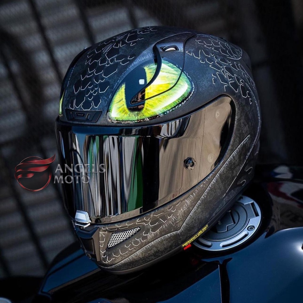 Capacete HJC Rpha 11 Toothless Universal Banguela Dragon | Shopee Brasil