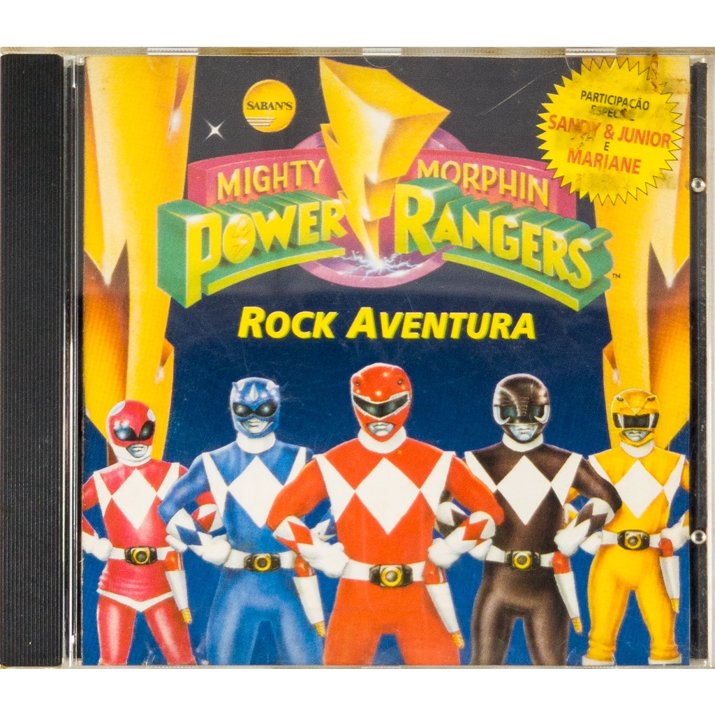 CD Mighty Morphin Power Rangers Rock Aventura | Shopee Brasil