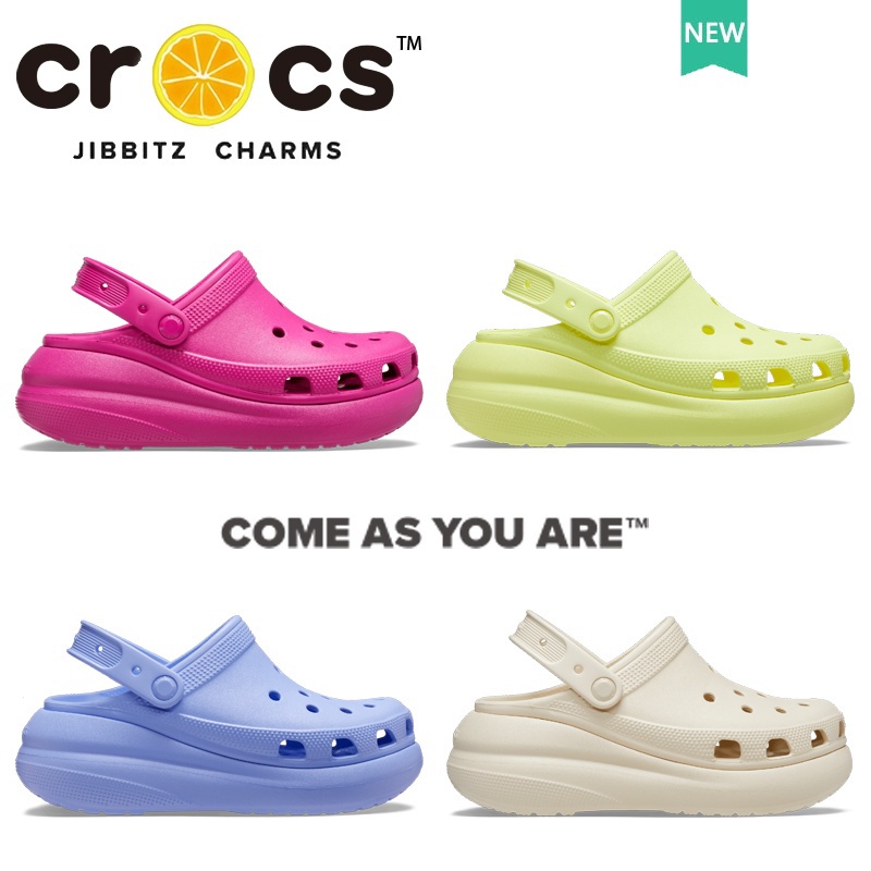 Crocs mulheres original Crush Clog 8 cores Sapatos de Praia Salto ...