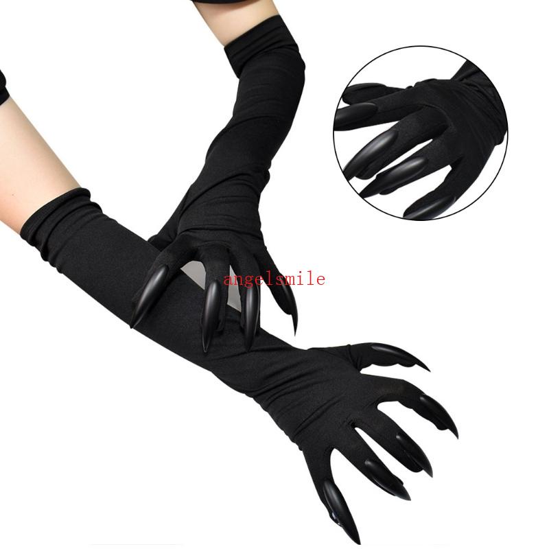 Melhor Cosplay De Pregos Longos Unisex Luvas De Garra Mittens De ...