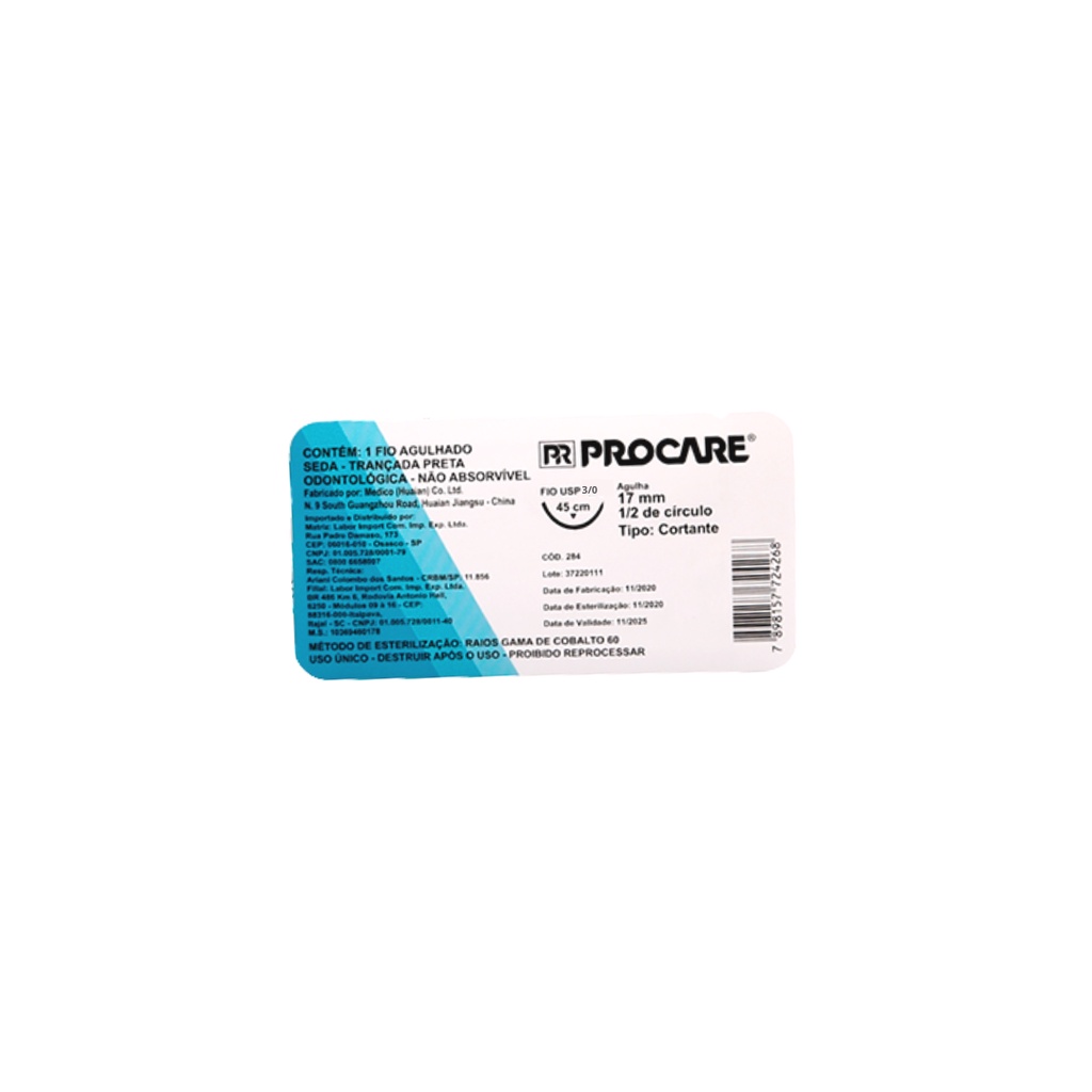 Fio de Sutura Seda 4-0 1UN | Shopee Brasil Fio de Sutura Seda 4-0 1UN | Shopee Brasil