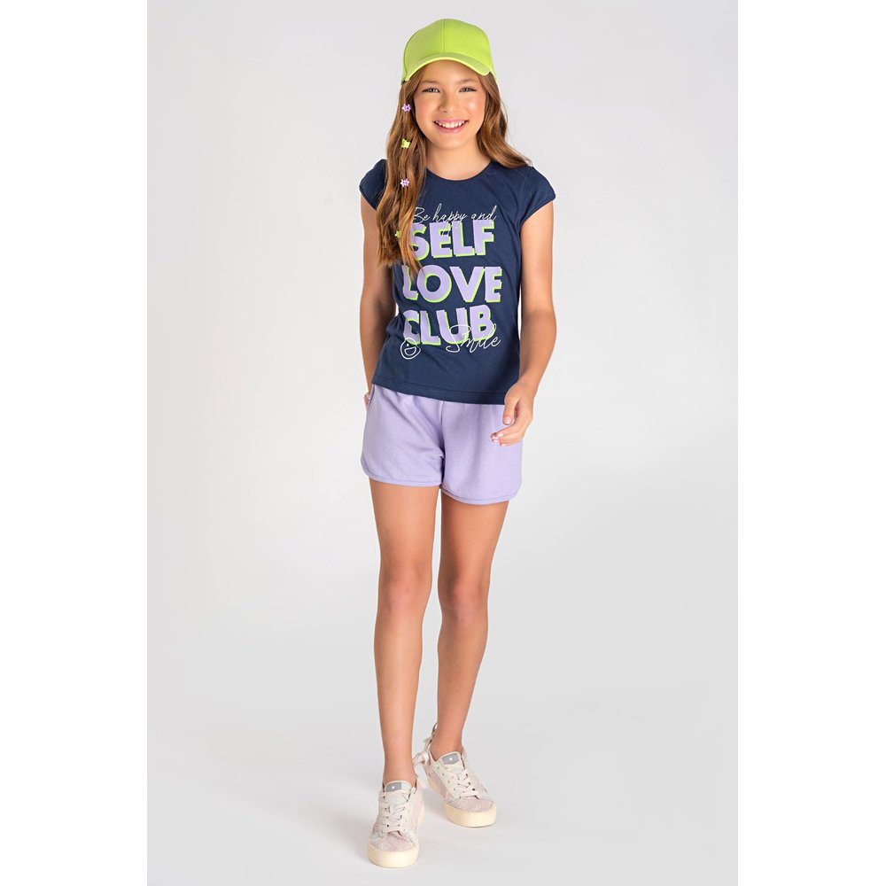 Conjunto Juvenil Self Love Marinho | Shopee Brasil