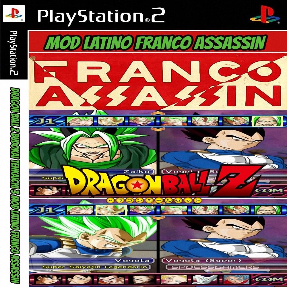 Jogo Ps 2 Dragon Ball Mod Latino Franco Assassin Me | Shopee Brasil