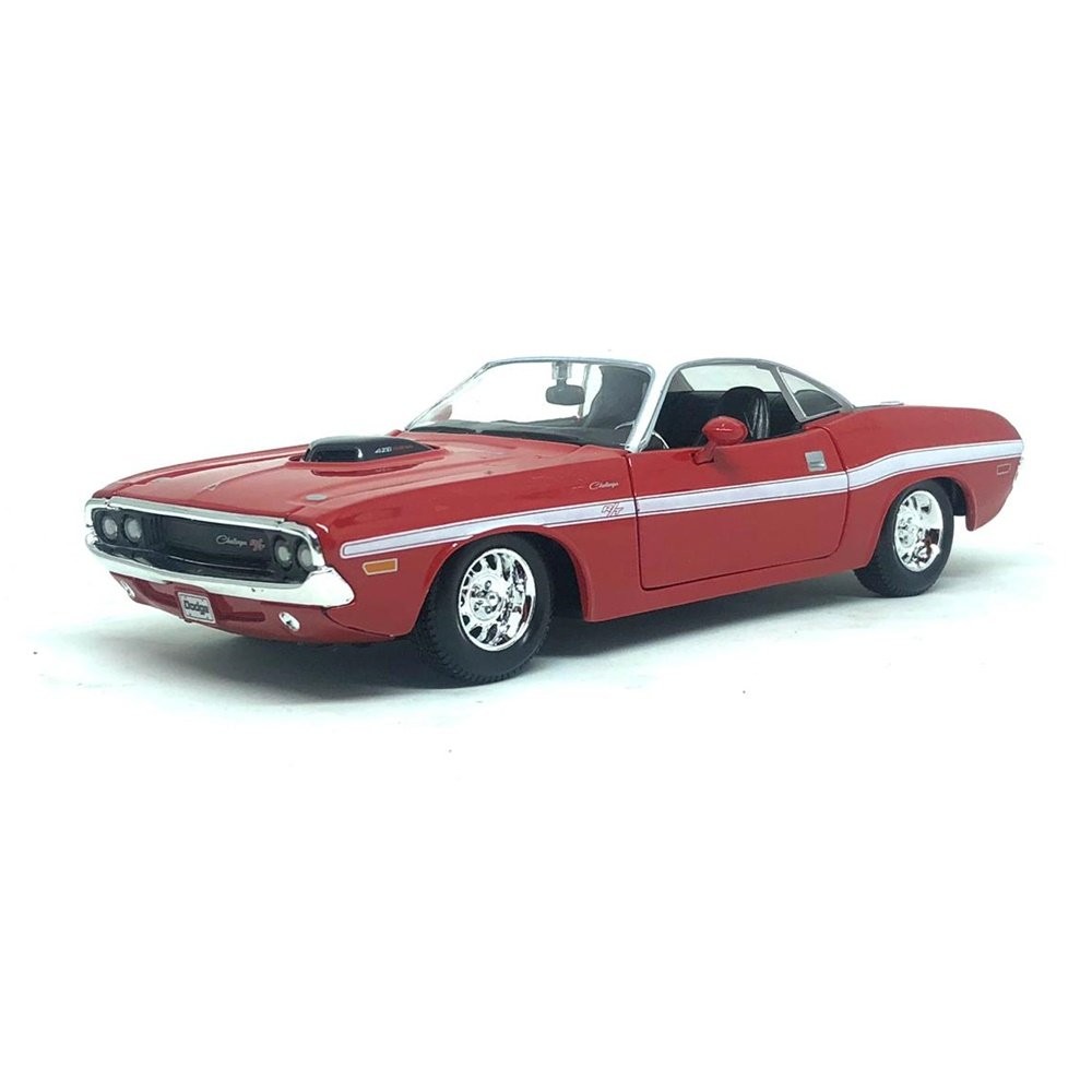 Miniatura Carro Dodge Challenger R/T Coupe (1970) - Vermelho - 1:24 ...