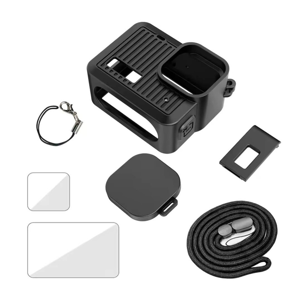 Kit de Proteção GoPro Hero 4k (2024) - Case de Silicone + Porta lateral ...