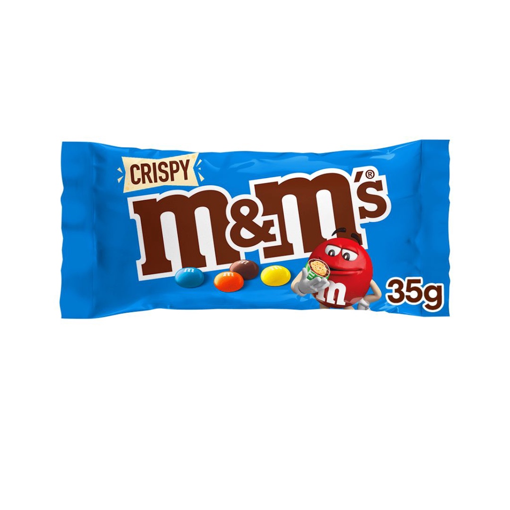 Chocolate M&ms Crispy Caixa com 18 Unidades | Shopee Brasil