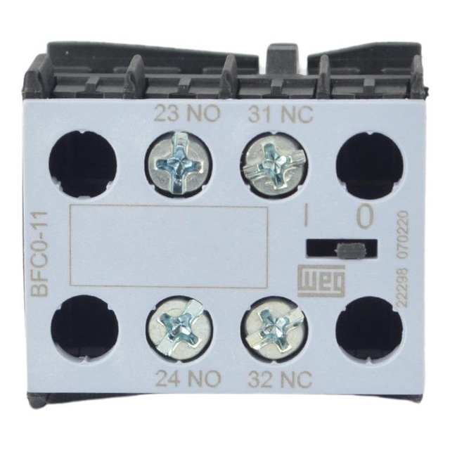 Bloco de Contato 1na+1nf Bfc0-11 Para Contator Cwc Weg | Shopee Brasil