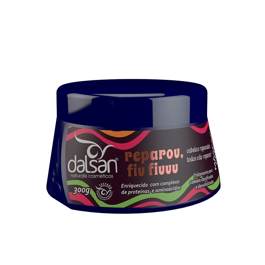 Máscara De Tratamento Dalsan Reparou Fiu Fiu 300g | Shopee Brasil
