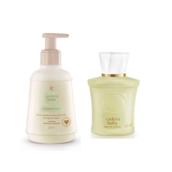 Kit Eudora Baby: Shampoo Suave 200ml + Água de Colônia 100ml | Shopee ...