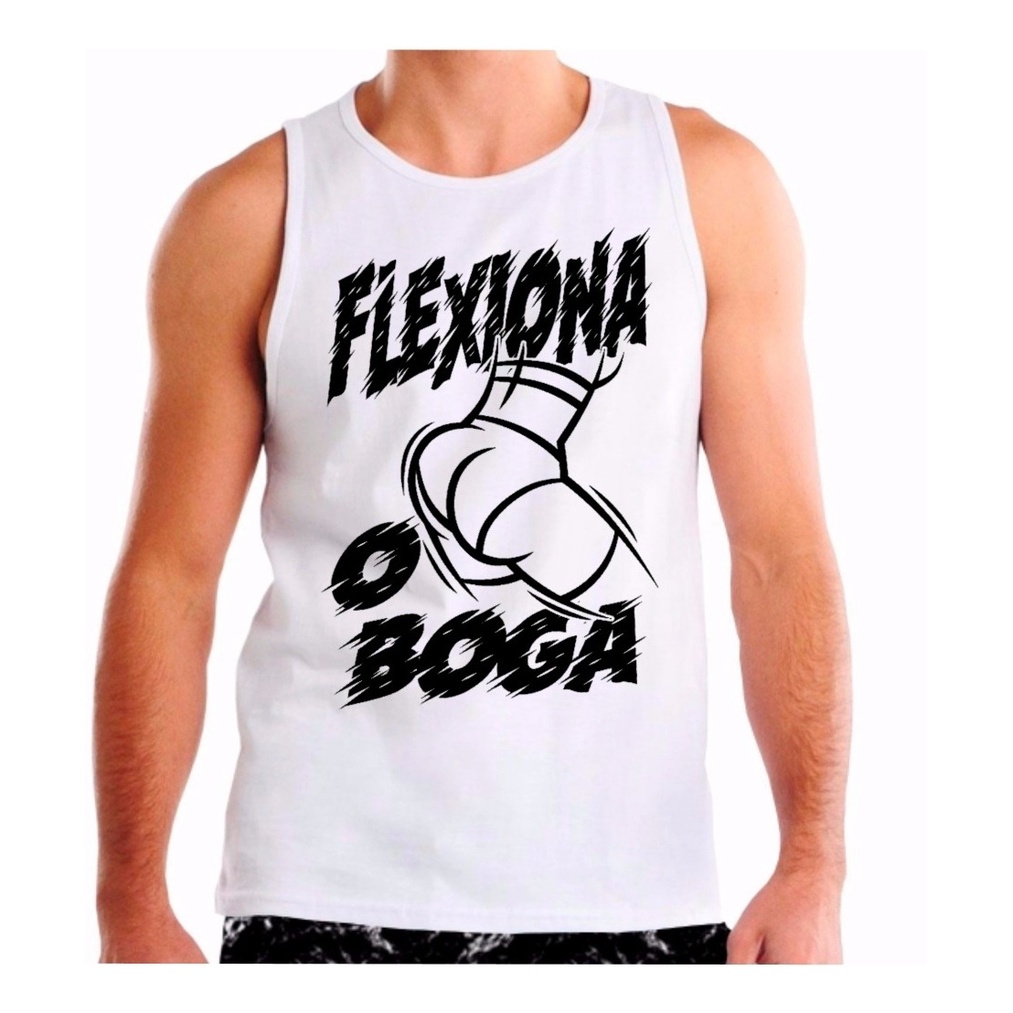 Camiseta Regata Carnaval abada Flexiona Boga meme | Shopee Brasil