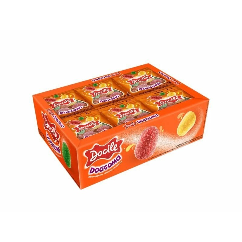 Caixa Mini Jujuba Docigoma Sino Frutas 18g C/24un - Docile | Shopee Brasil