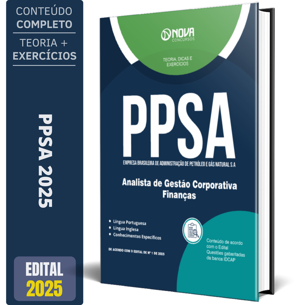 Apostila PPSA 2025 - Analista de Gestão Corporativa Finanças | Shopee ...