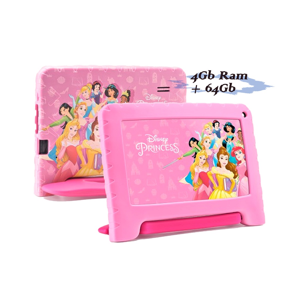 Tablet Infantil Multilaser Princesas 4GB Ram 64GB Youtube | Shopee Brasil