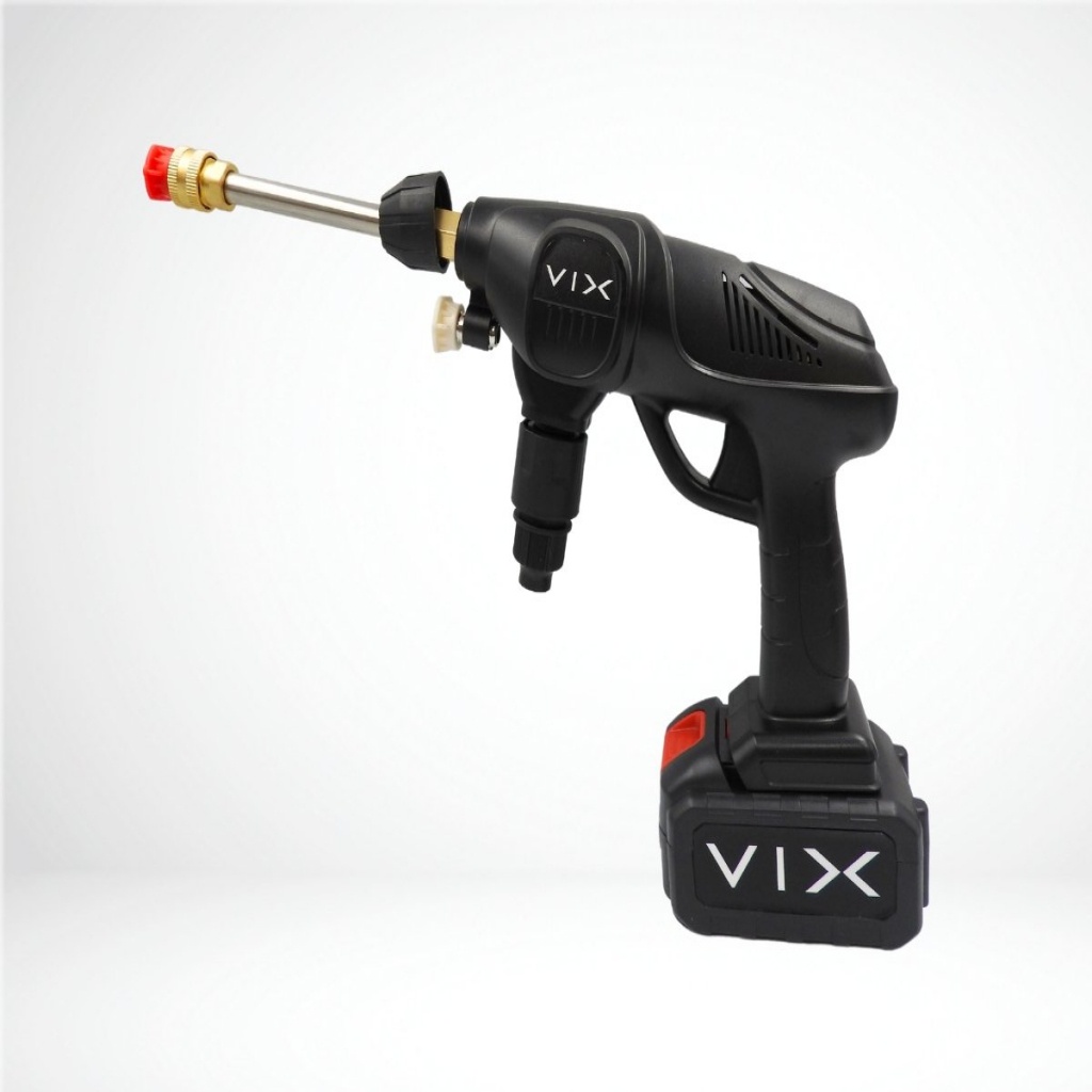 Pistola Lavadora Alta Pressão C/ Uma Bateria Vix - 150563 | Shopee Brasil