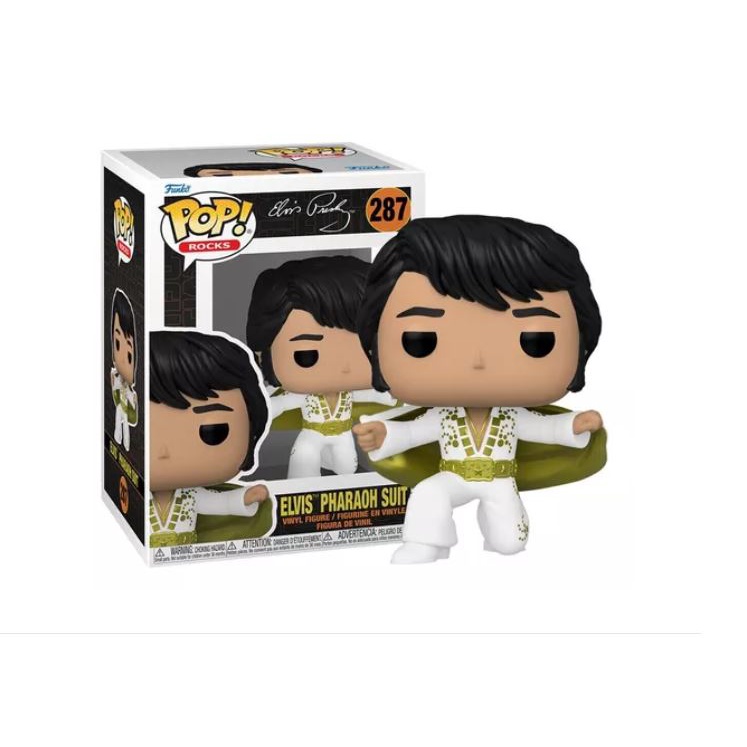 Funko Pop Rocks 287 - Elvis Presley | Shopee Brasil