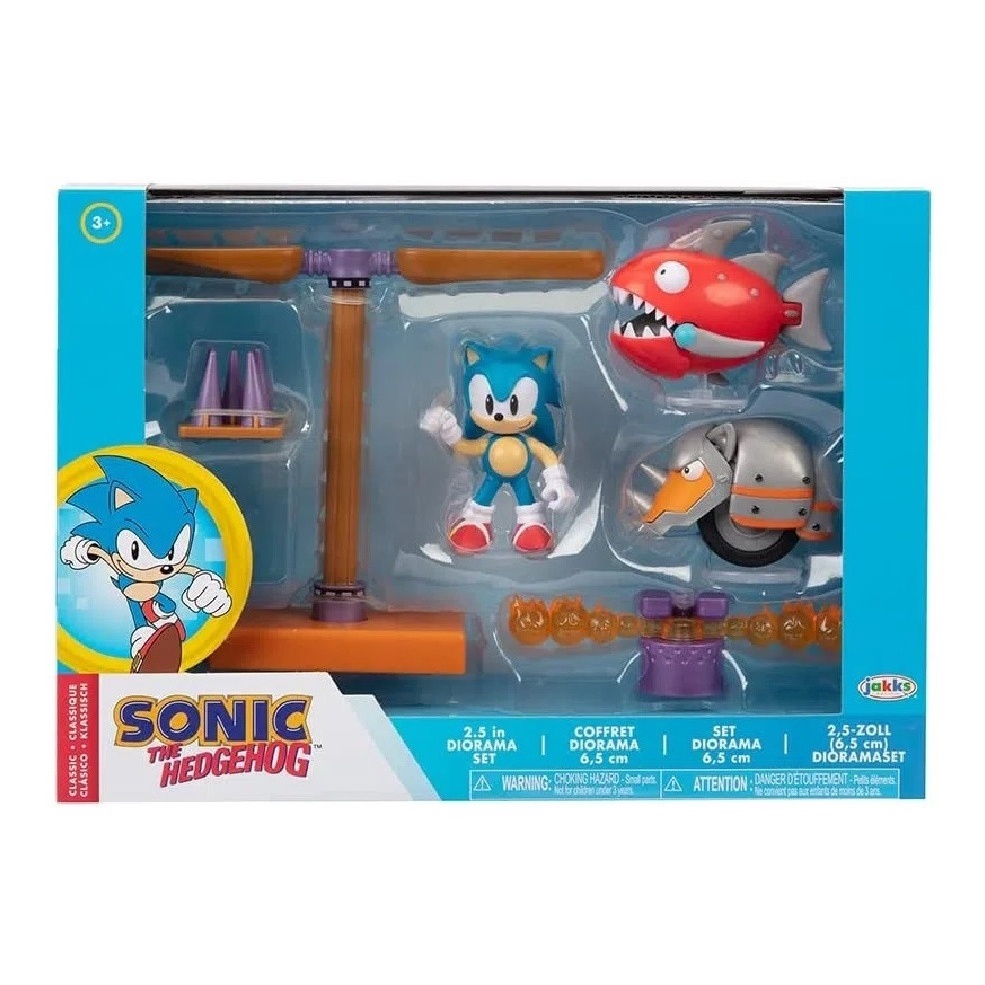 Sonic The Hedgehog Diorama Set Wave Candide 3437 | Shopee Brasil