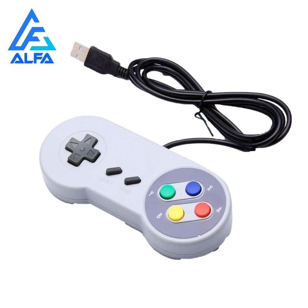 Controle Joystick Super Nintendo Snes Usb Jogos Emulador Pc gamer ...