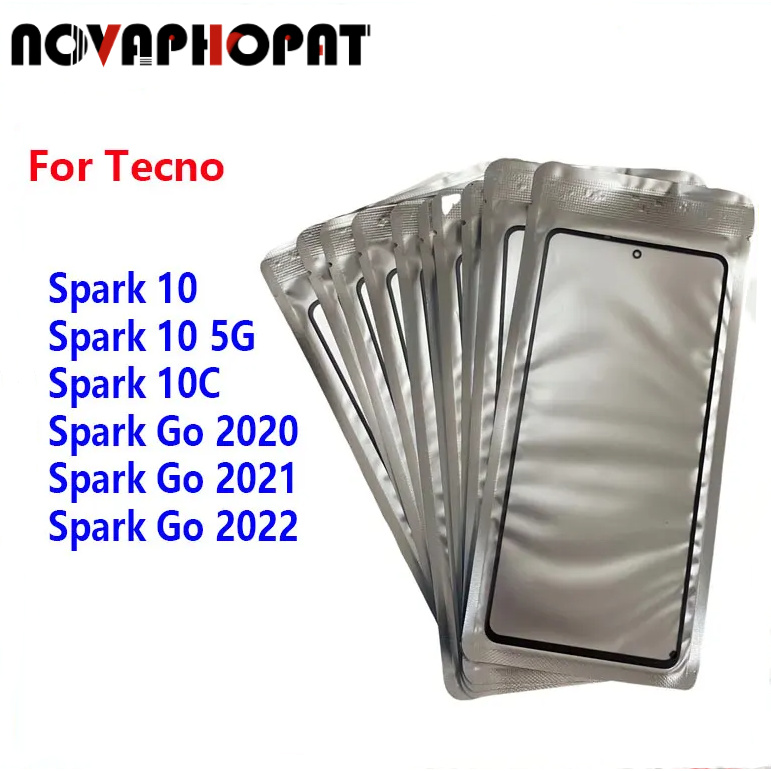 Para Tecno Spark 10 5G 10C Go 2020 2021 2022 Coberto Na Tela De Toque LCD Frontal Painel De ...