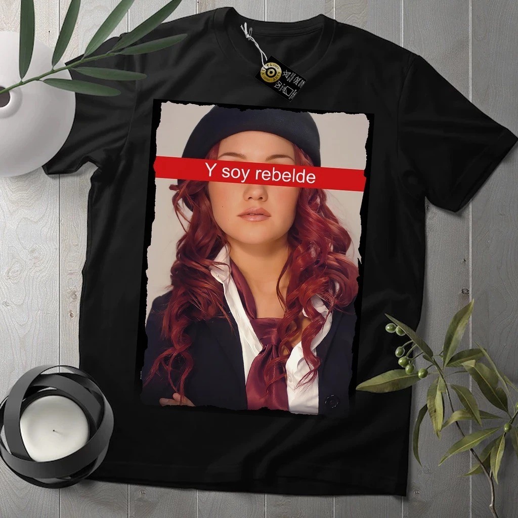 Camiseta RBD Rebelde 100% algodão RBD Blusa Rebelde ref 04 !! | Shopee ...