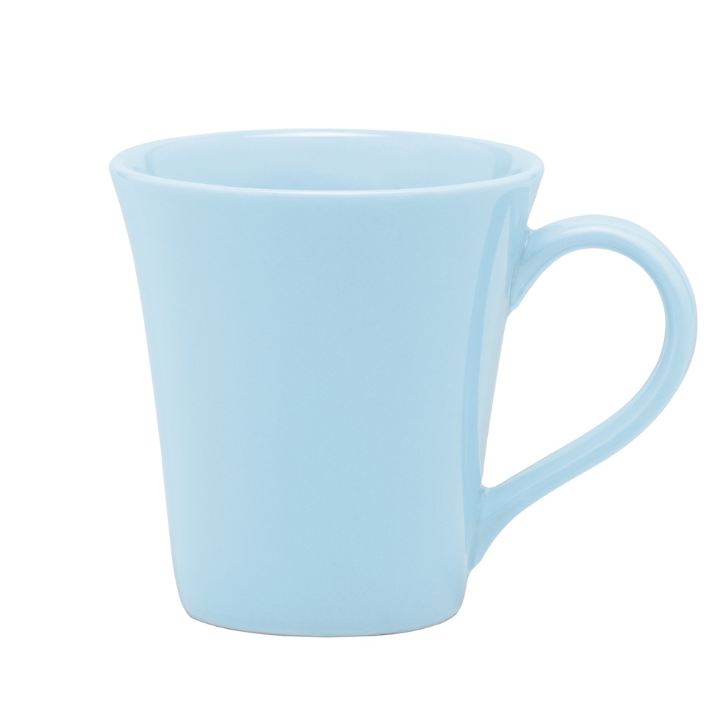 Caneca Tulipa 330ml Azul Claro Cerâmica Oxford Porcelanas | Shopee Brasil
