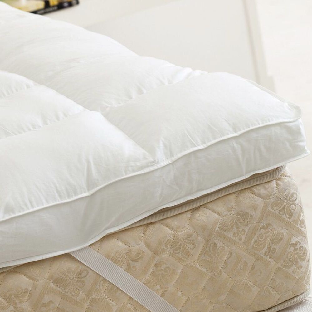 Pillow Top Plooma Casal 80% Penas 20% Plumas de Ganso Nomite | Shopee ...