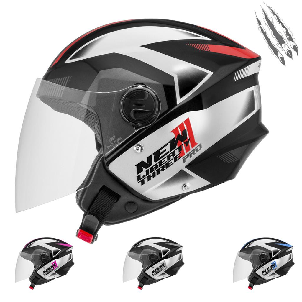 Capacete Aberto Protork New Liberty Three 3 Pro Novo | Shopee Brasil