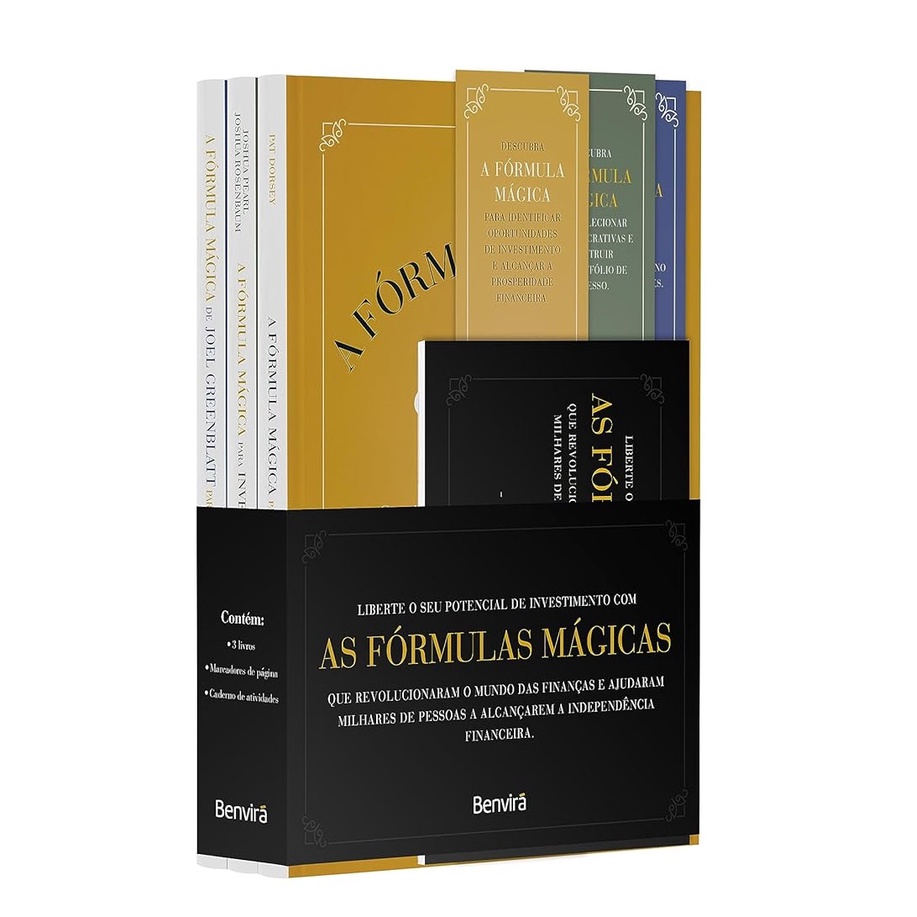 Coleção As Fórmulas Mágicas - 3 Livros Capa Dura - Com Caderno de ...