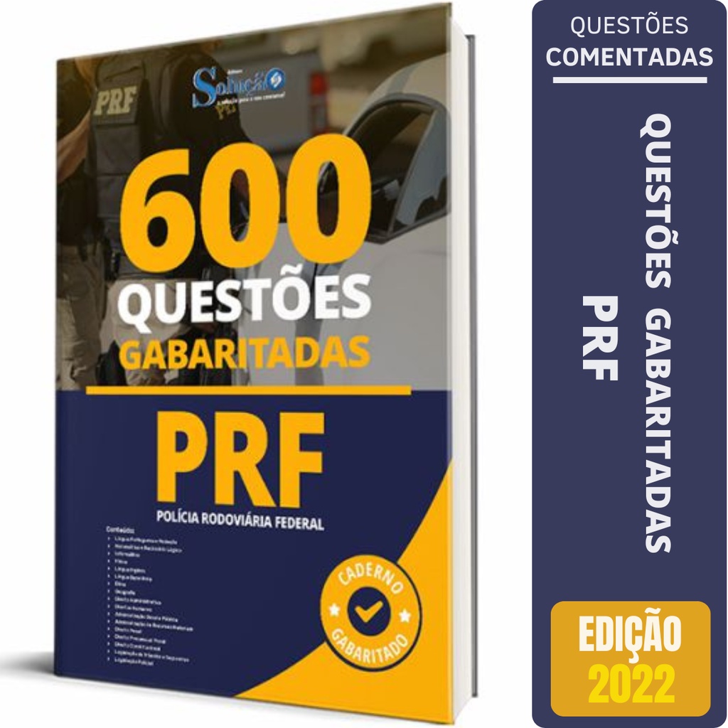 Apostila de Questões PRF - 600 Questões Gabaritadas - Polícia ...