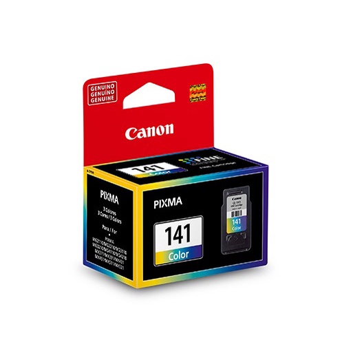 CARTUCHO TINTA CANON CL141 COLOR ORIGINAL | Shopee Brasil