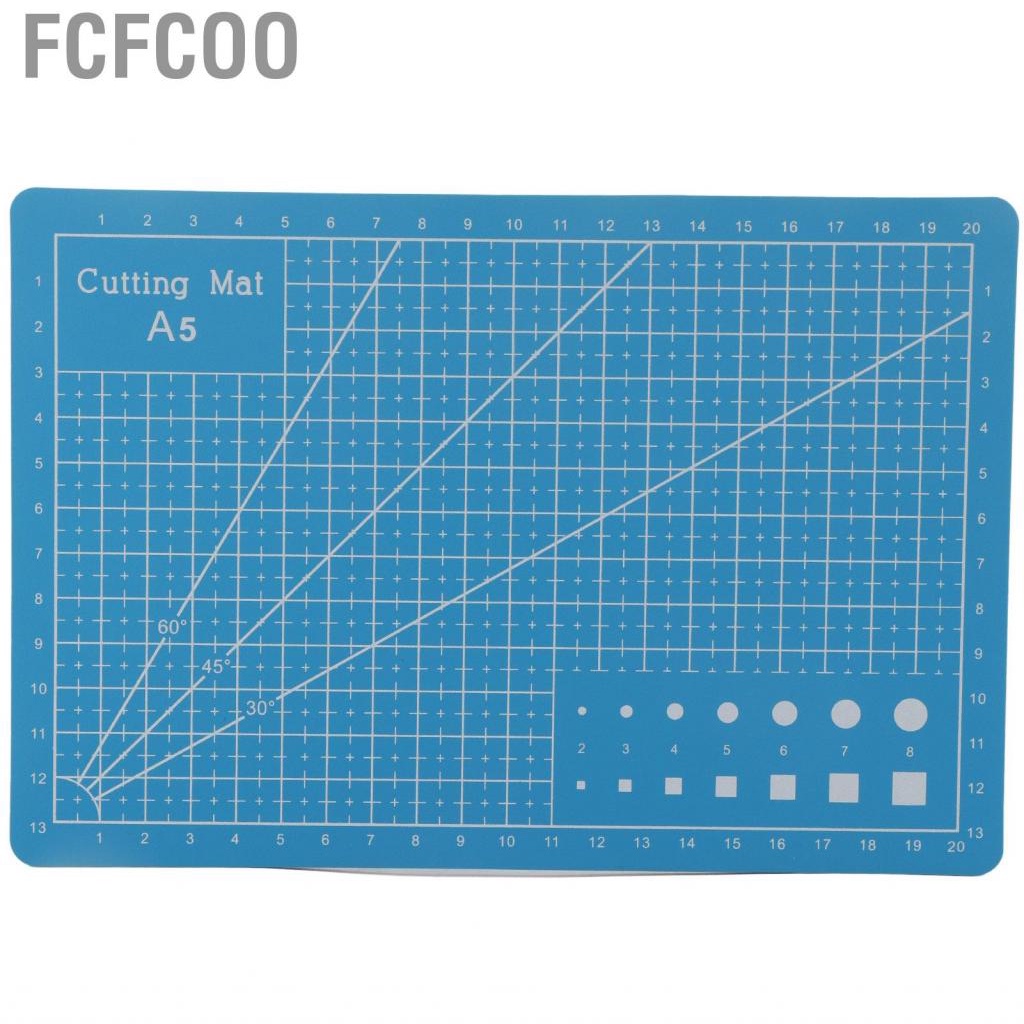Fcfcoo Cutting Mat A5 Grid Lines PVC Self Healing Sewing Craft Board ...