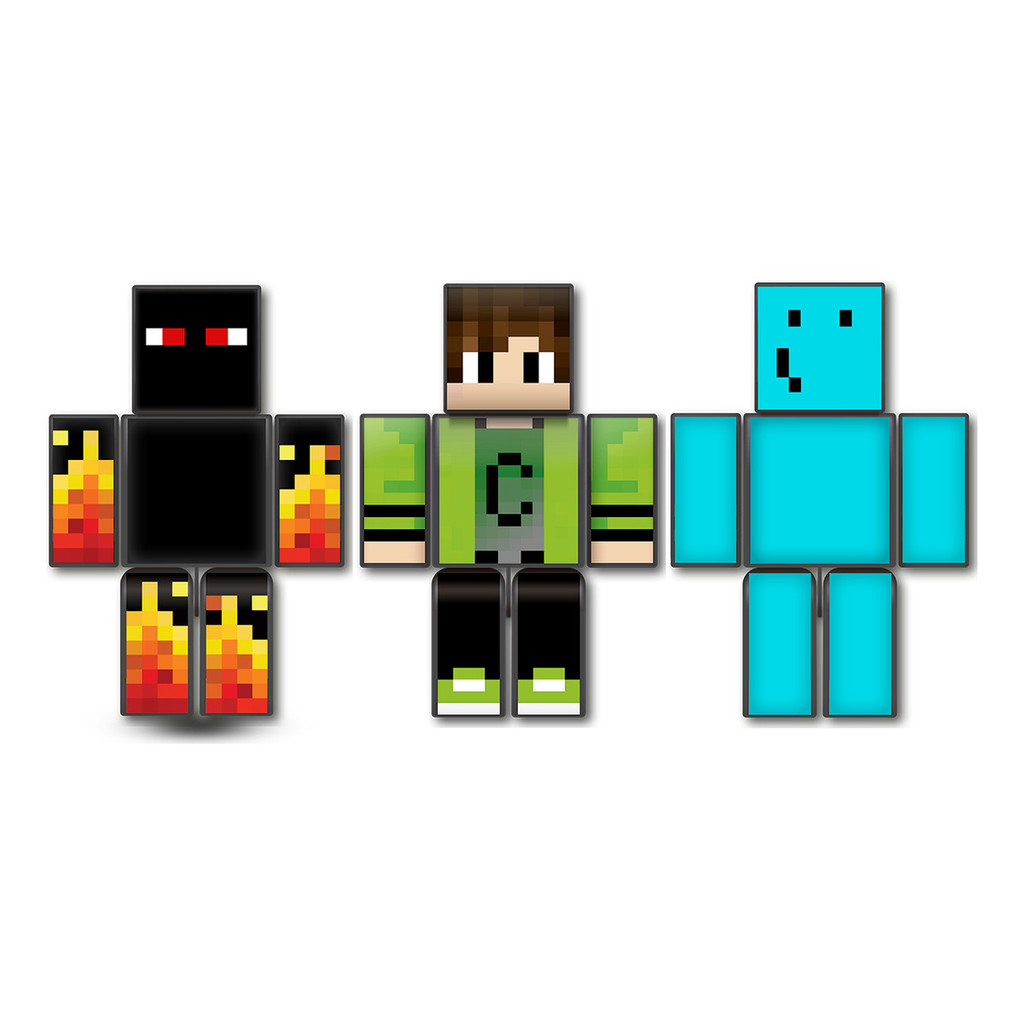 Boneco Minecraft Kit Youtubers Athos Problems Cadres 35cm | Shopee Brasil