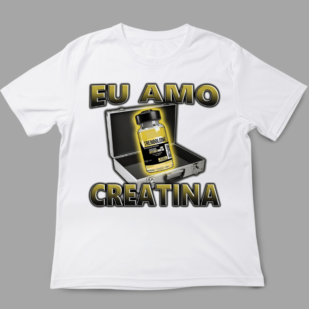 Camiseta | Eu amo Creatina - Meme Maromba Academia Musculação | Shopee ...