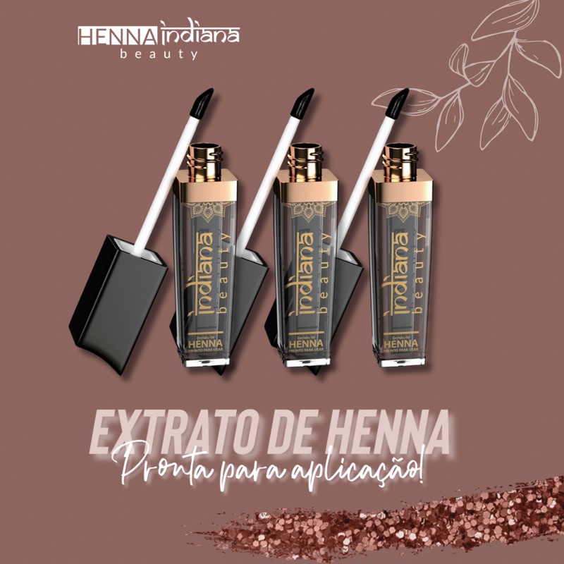 HENNA PRONTA INDIANA BEAUTY - TODAS AS CORES | Shopee Brasil