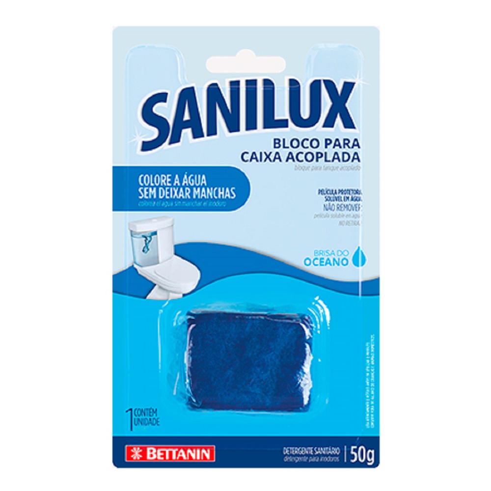 BLOCO SANITARIO CAIXA ACOPLADA BRISA DO OCEANO SANILUX | Shopee Brasil