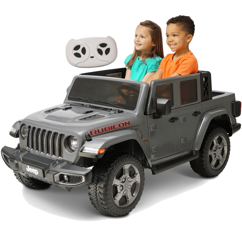 Carro Eletrico Shiny Toys Jeep Rubicon Gladiator 12V Cinza CR | Shopee ...