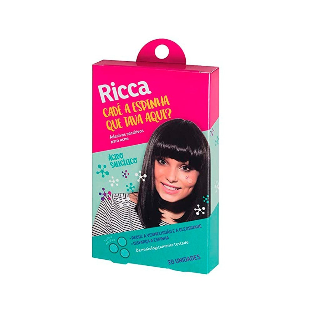 Adesivo Ricca Secativo Acne 3744 | Shopee Brasil