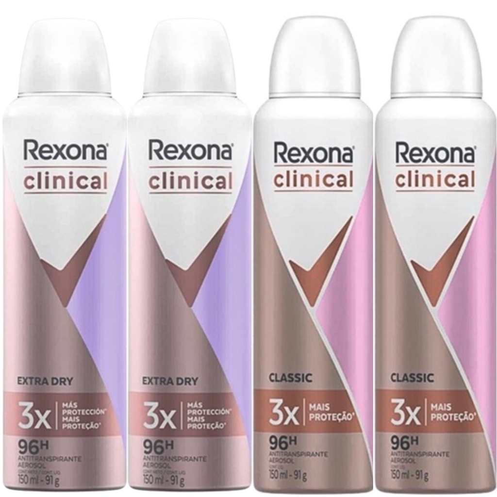 Rexona Clinical Classic Extra Dry Aerosol Antitranspirante Anti Manchas ...