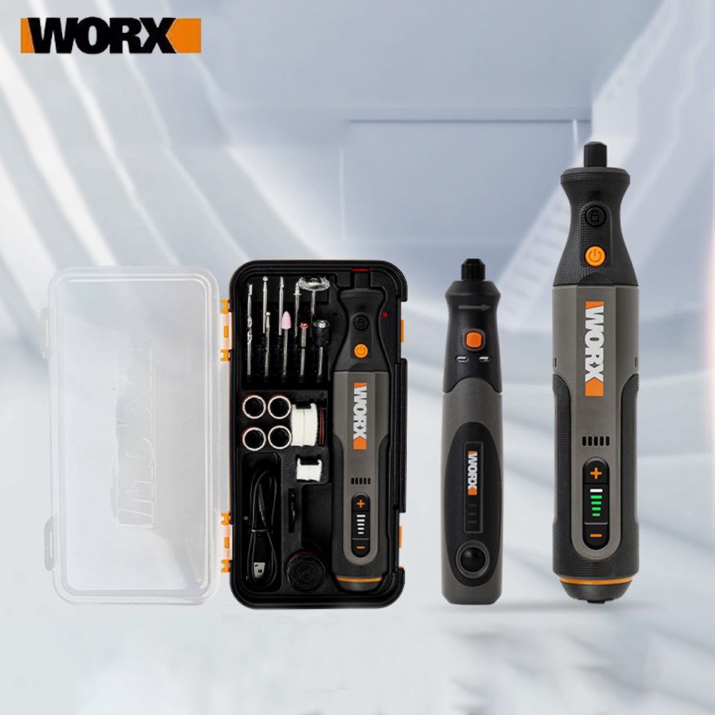Worx 8V Mini Berbequim Rotativo WX750 WX106 Sem Fio Polidora De ...