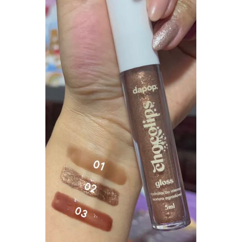 Gloss Chocolate Chocolips Com Aroma Doce Irresistivel de Chocolate ...