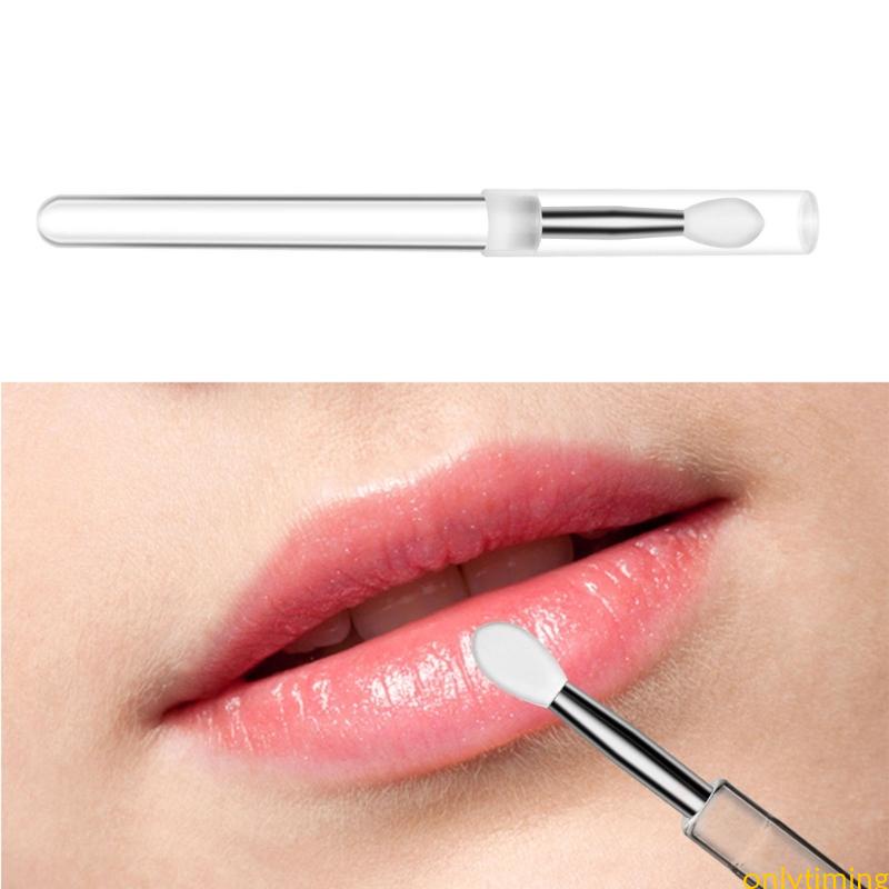 Somente Pincéis Labiais 3Pcs Crystal Silicone Tool Pincel Labial Com ...