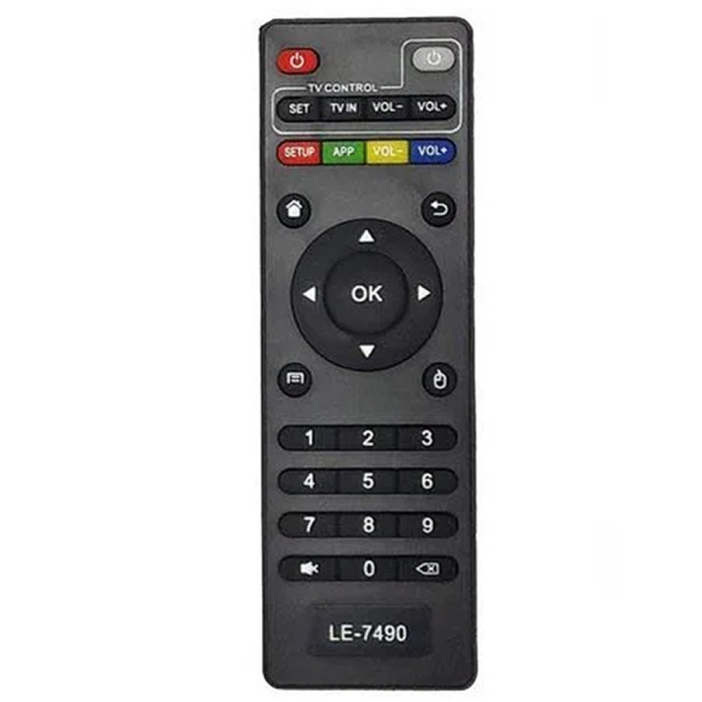 CONTROLE REMOTO PARA TV BOX UNIVERSAL LELONG LE-7490-1 | Shopee Brasil