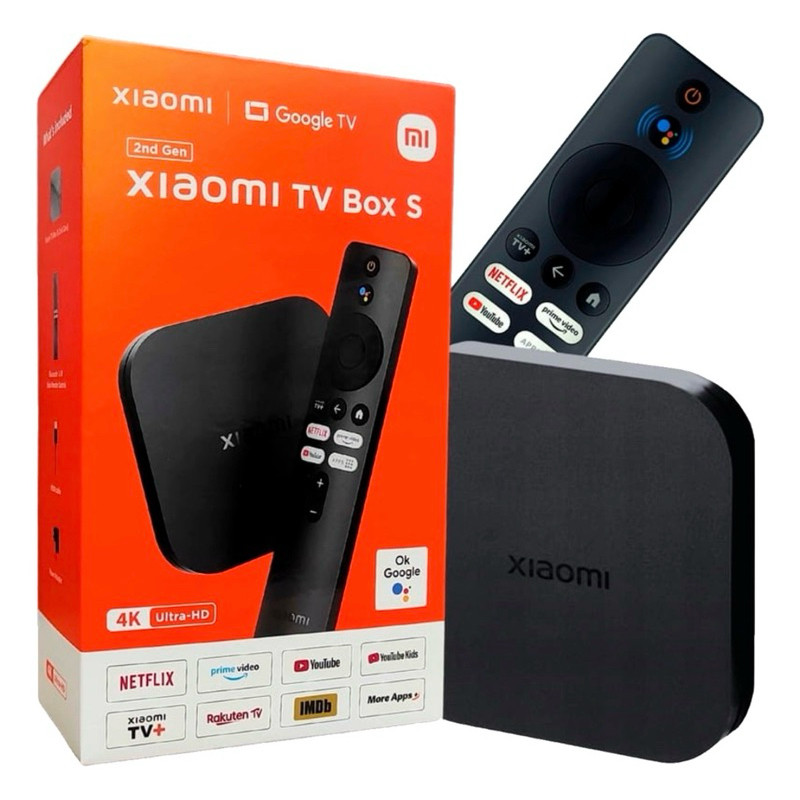 Xiaomi Mi Tv Box S 2ª Geração 4k Mdz-28-aa Google Tv Bivolt Original ...