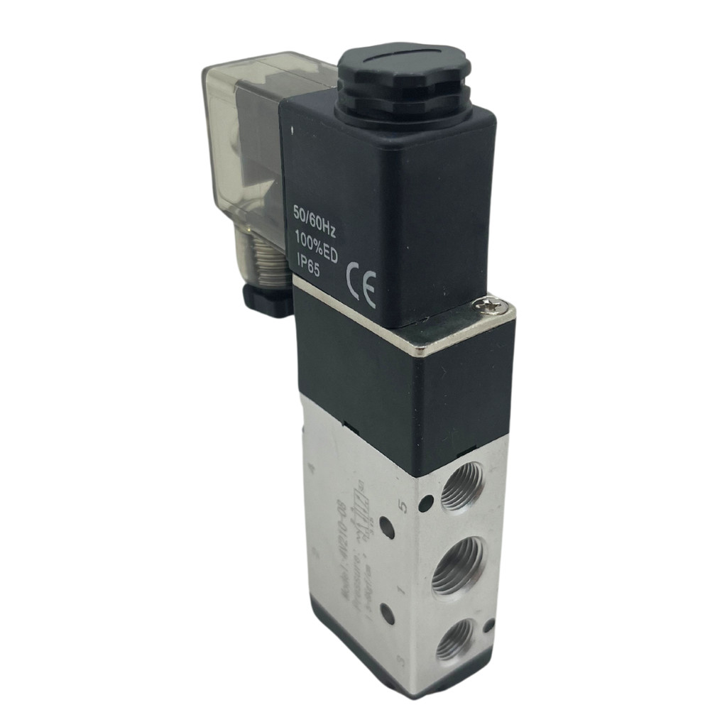 Válvula Solenoide Mola 5/2 Vias Rosca 1/4 Pneumática | Shopee Brasil