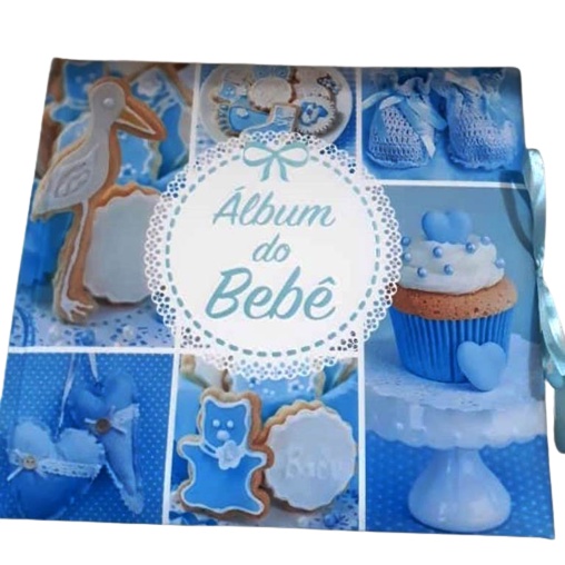 ALBUM DO BEBE (DIÁRIO) AZUL 48 PAGINAS VALE DAS LETRAS | Shopee Brasil